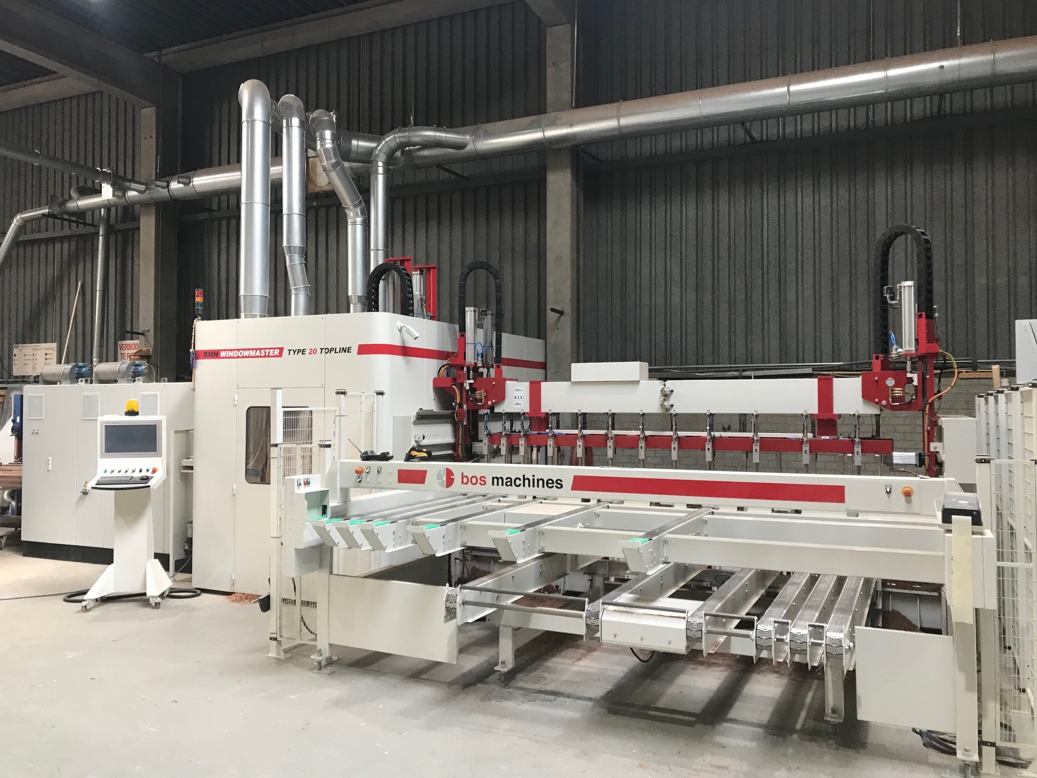 Renewed BMH Windowmaster 20 for Timmerfabriek Mesut - forest machines